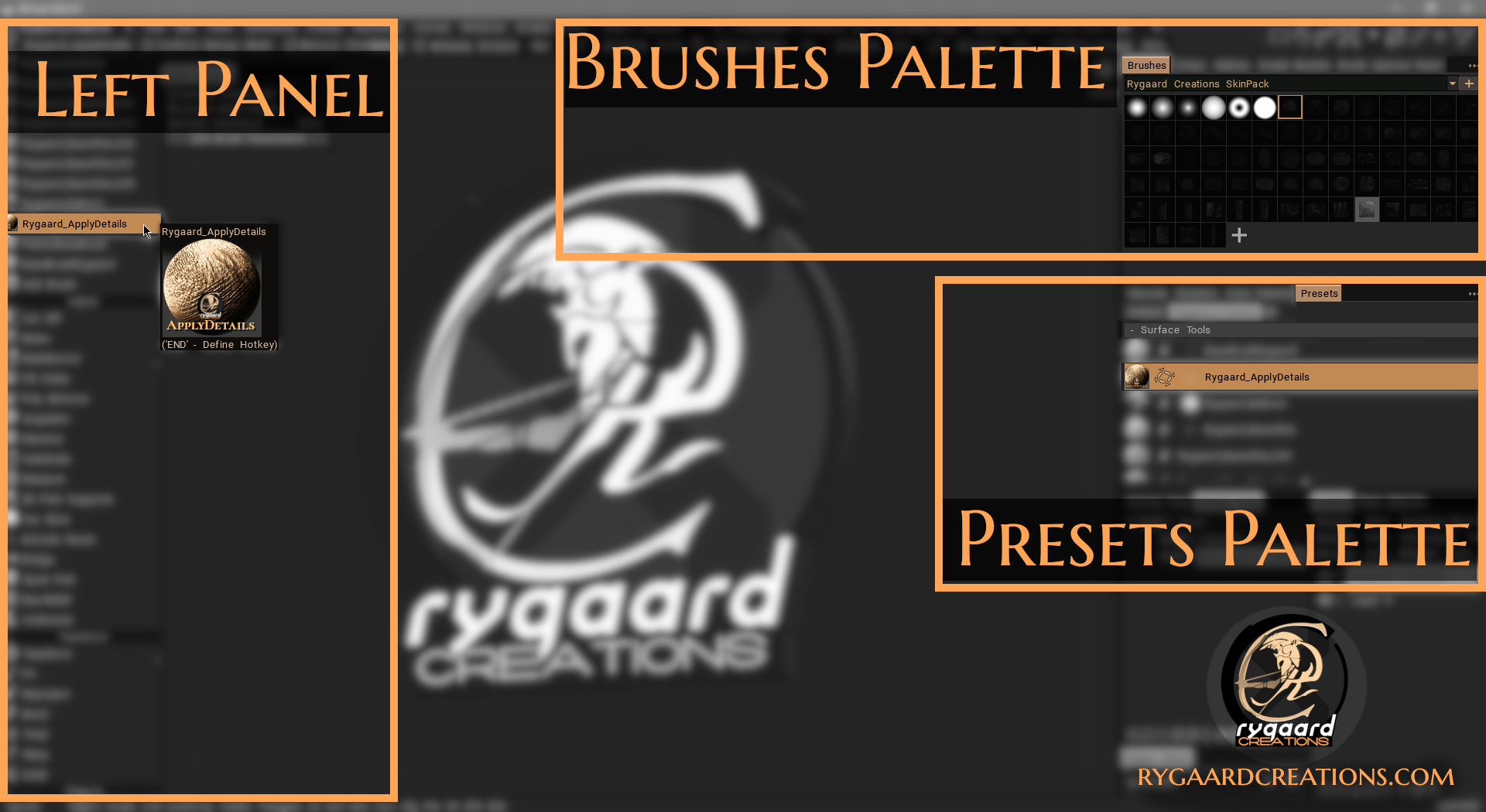 Rygaard Apply Details + with 68 brush tips SkinPack - Rygaard Creations